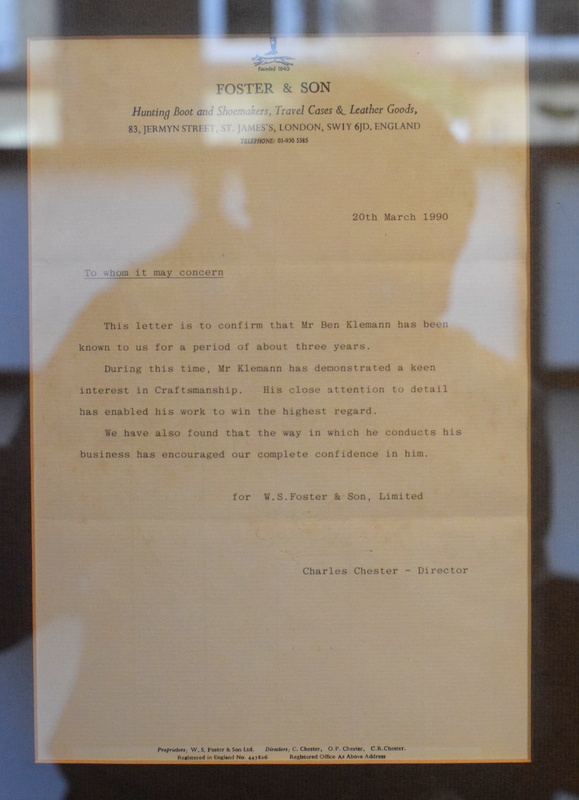 Håndrandsyede sko fra Benjamin Klemann i Hamborg - del 1 af 3 - Den ...